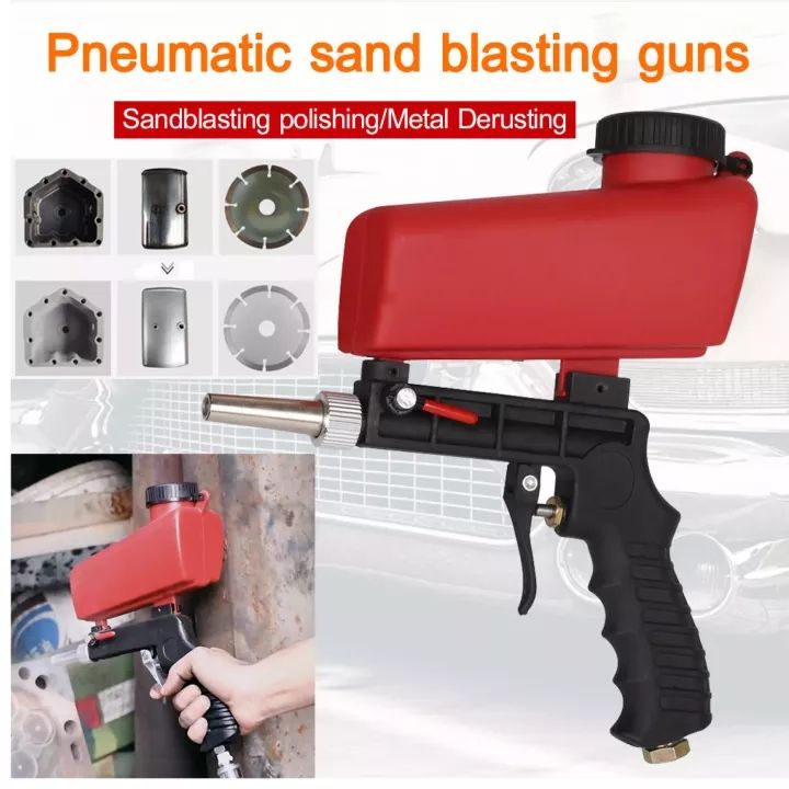 🥇 Original Rust & Dirt Remover 90 PSI Pneumatic Handheld Sandblasting ...