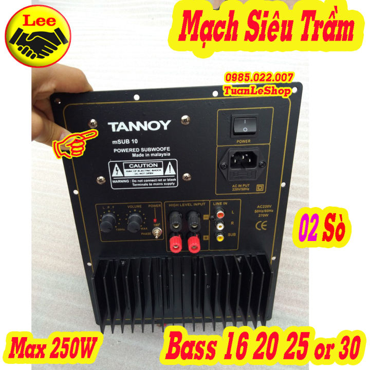 MẠCH SUB 2 SO TOSHI NGUỒN ĐỒNG VUÔNG - MẠCH SIÊU TRẦM - MACH LOA SUP ...