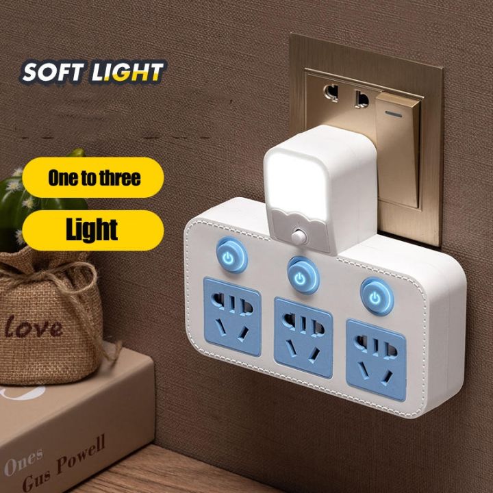 Smart Wireless Lightning Protection Socket Conversion Plug Socket Multi ...