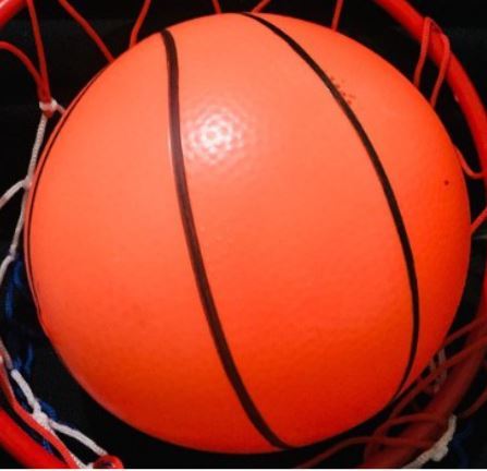COD Plastic Basketball with ring Inflatable toy balls pvc basketball ...