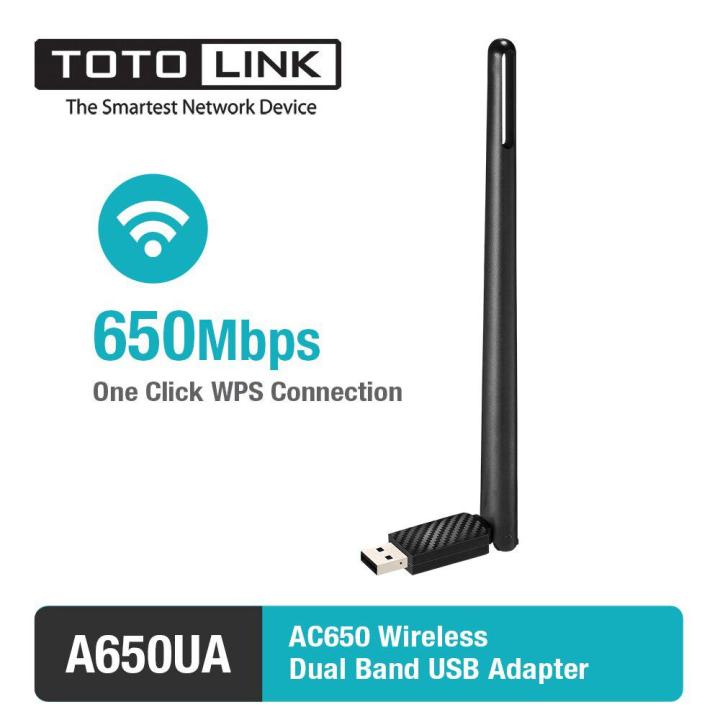 TotoLink 650Mbps A650UA Wireless High Speed Wifi Dongle USB Adapter ...