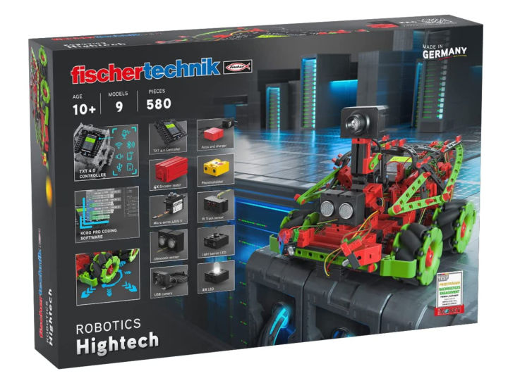 fischertechnik Robotics High-Tech Robot Building Kit with TXT 4.0 ...