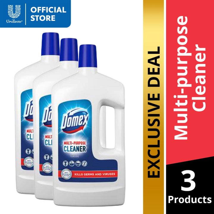 [BUNDLE OF 3] Domex Multi Purpose Cleaner Classic With Anti Microbial ...