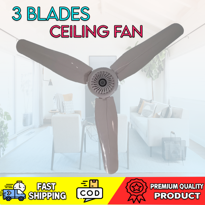 3 Blades Ceiling Fan - High Speed Energy Saving Strong Wind Household ...