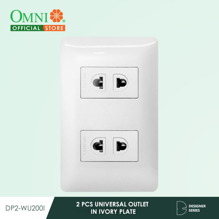 OMNI Universal Outlet in Ivory Plate - DP2-WU200 | Lazada PH
