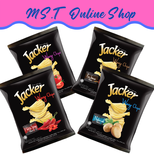 [MT] Jacker Potato Crisp (Wavy Chip) 60gm | Lazada