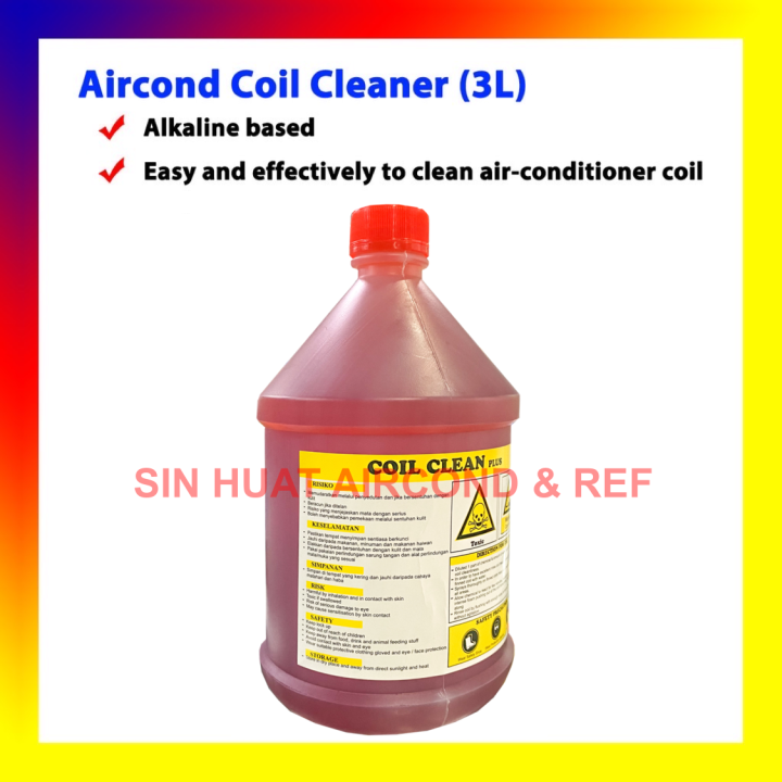 Coil Cleaner 3L (Alkaline) / Aircond Chemical Alkaline / Air Cond ...