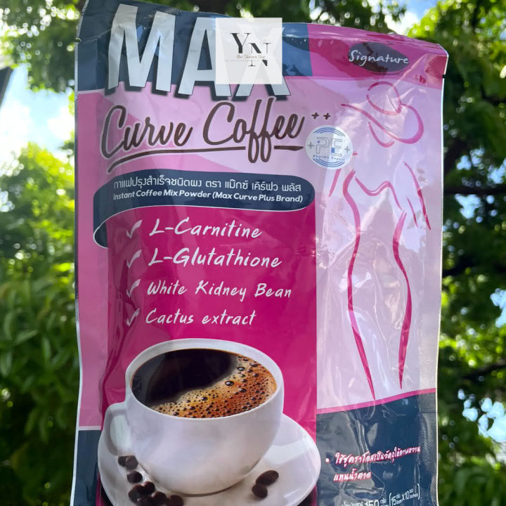 Original MAX CURVE Coffee Instant Coffee Mix Powder 15g x 10 Sachets ...