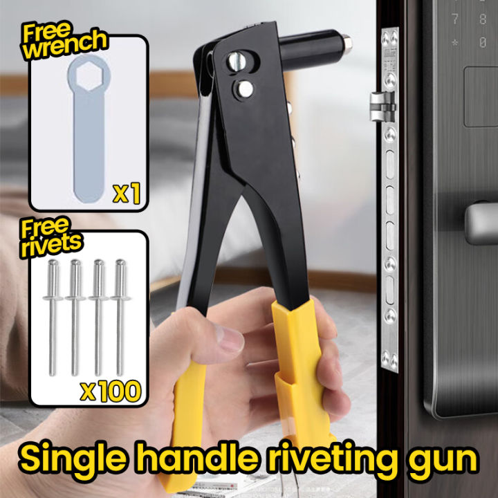 Rivet Gun Threaded Insert Hand Riveting Kit Riveter Nuts Nail Gun ...