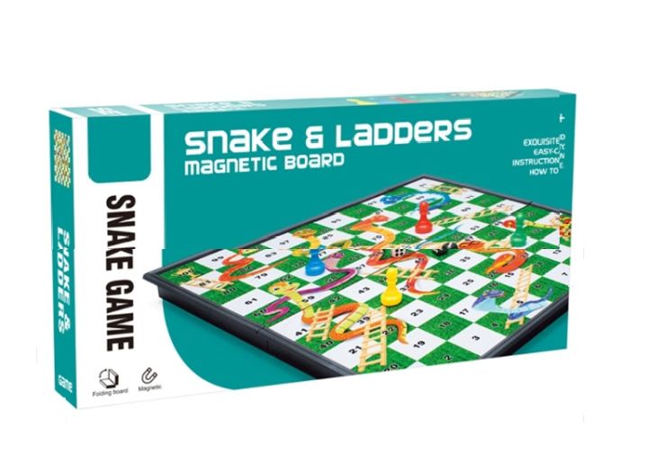 Snake & Ladders Magnetic Board Game | Lazada PH