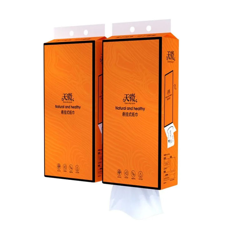 Household Wall Hanging Tissue Eco-Friendly Thicked Facial Tissue ...