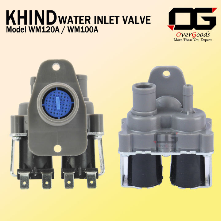 WM100A / WM120A Original Khind Water Inlet Valve Washing Machine Mesin ...