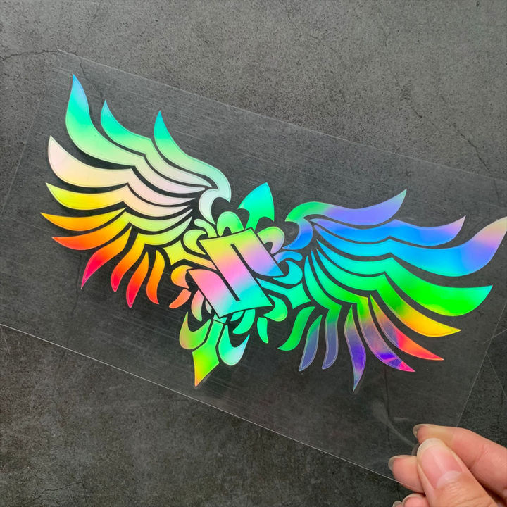 Suzuki motorcycle wing logo sticker badge helmet reflective vinyl ...