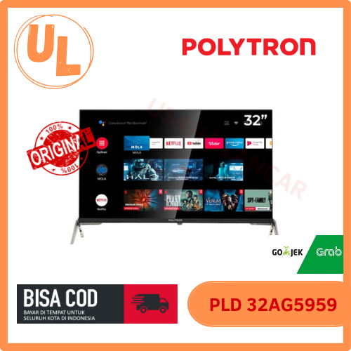 POLYTRON PLD32AG5759 SMART ANDROID TV LED 32 Inch USB MOVIE - Garansi ...