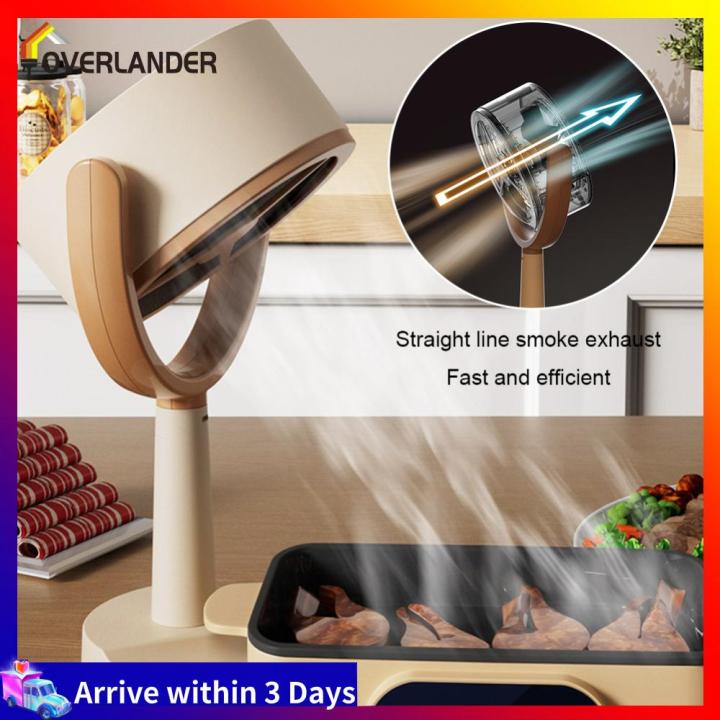 Desktop Range Hood Small Cooker Hood Adjustable Angle USB Charging ...