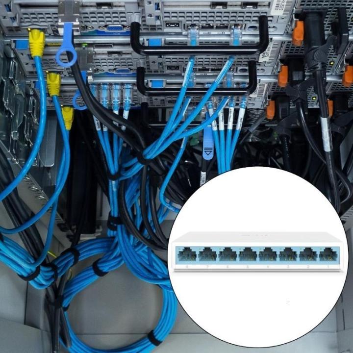 Energy Efficient 8Port Ethernet Switches Desktop Mount for Versatile ...