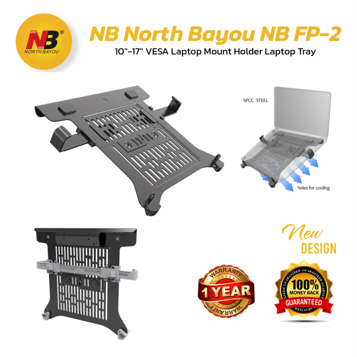NB FP-2 Fits Display 10"-17" VESA Laptop Mount Holder Laptop Tray | Lazada
