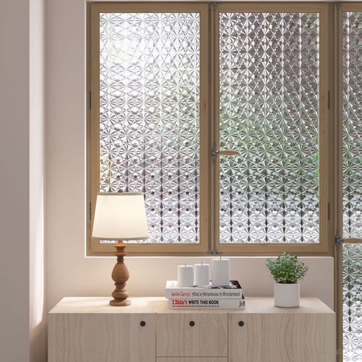 (45cm*200cm) GS 3D Diamonds Window Film, window sticker glass privacy ...