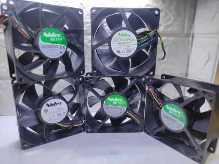 FAN 9CM EX. SERVER NIDEC DC. 12V 4CABLE HIGH SPEED | Lazada Indonesia