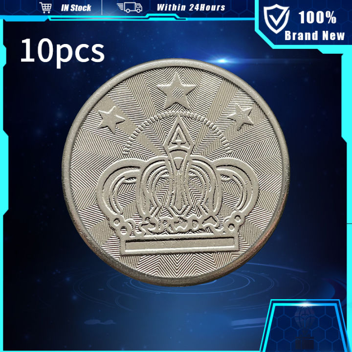 Durable Iron Arcade Game Token 10pcs Great-looking Arcade Game Machine ...