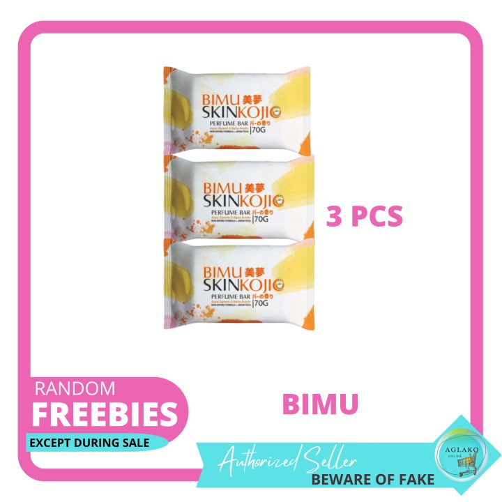 Bimu Skin Kojic Soap 70g 3 pcs (Perfume Bar by Merj2) | Lazada PH