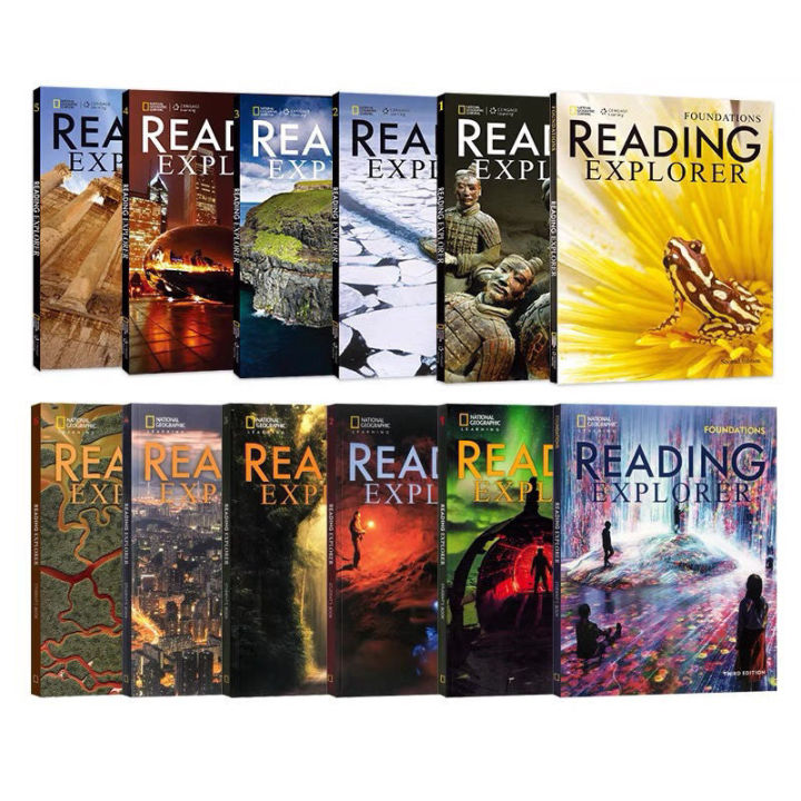 Reading Explorer 12 Books Full-color | Lazada.co.th