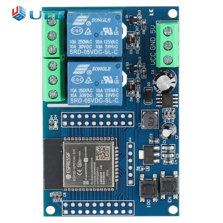 ESP32 WIFI Bluetooth-compatible BLE Relay Module 1/2/8 Channel ESP32-WROOM Development Board DC ...