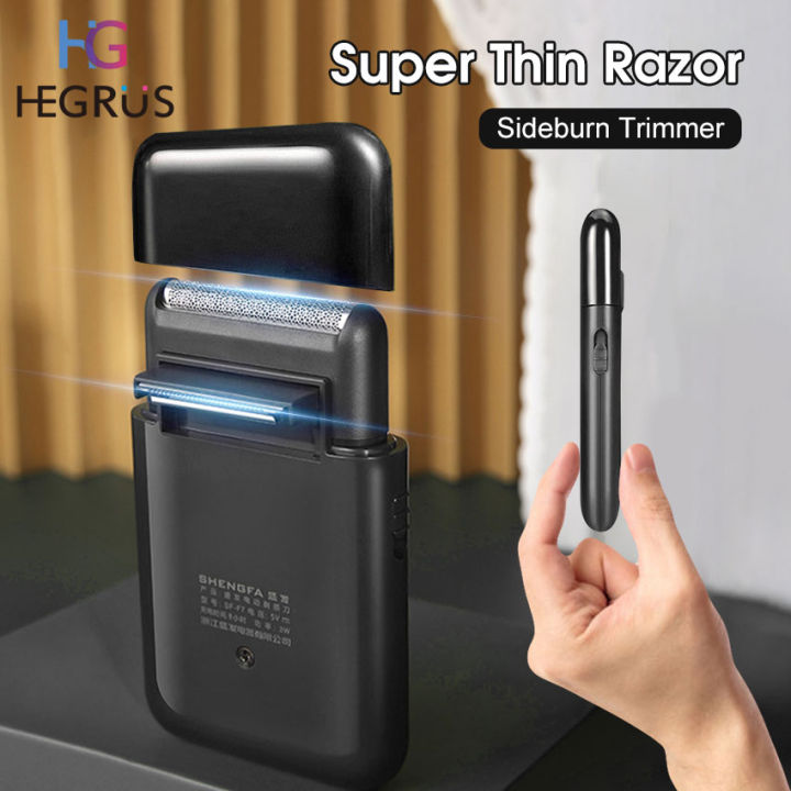 HEGRUS shaver for men Electric Shaver Mini Portable Razor Sideburn ...
