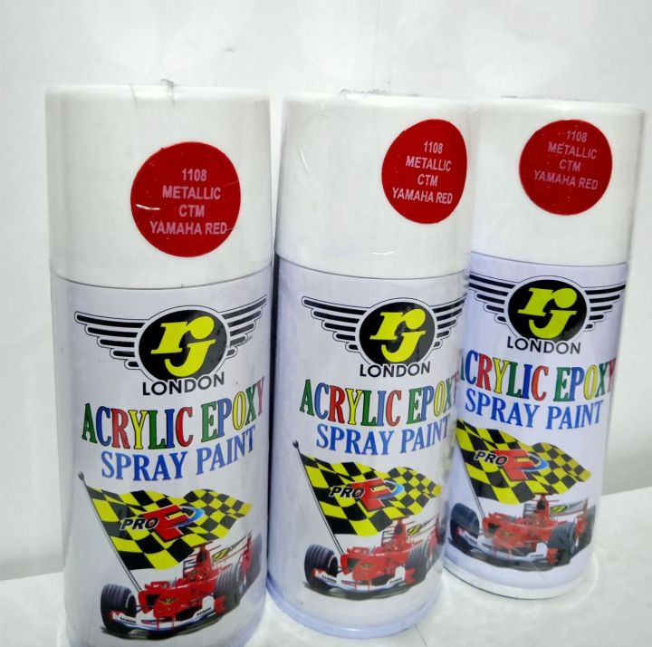 Pilok Cat Semprot RJ Metallic Ctm Yamaha Red 1108 Merah Metalik 150cc ...
