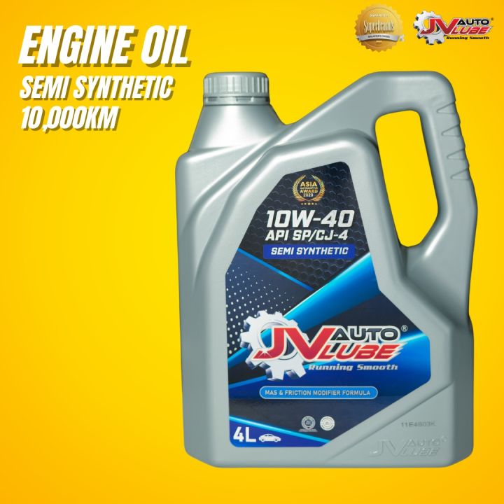 JV Autolube Engine Oil Super Synthetic 10w-40 New Grade@Formula SP/CJ-4 ...