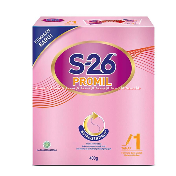 S-26 Promil 400gr Tahap 1 Wyeth Susu Formula Bubuk Anak Usia 0-6Bulan ...