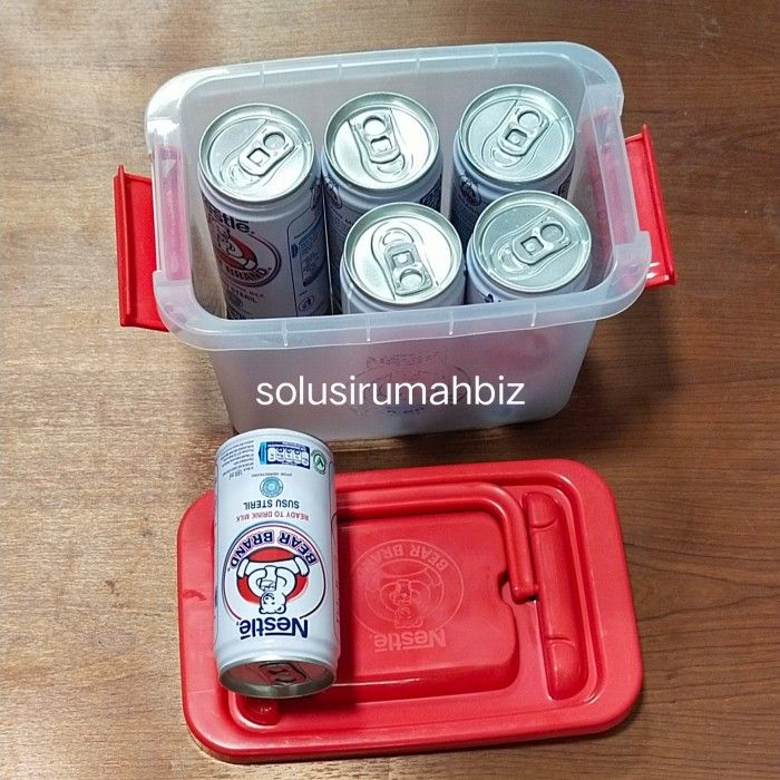 6pcs susu bear brand + kotak box kontainer naga steril 189ml 6 pcs ...