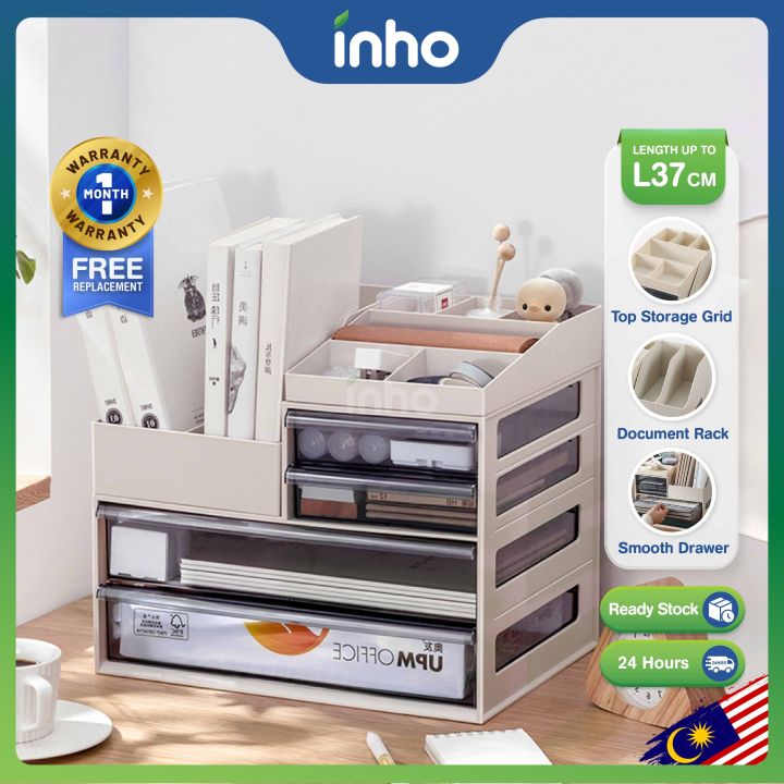 INHO Office Desktop File Storage Organizer Office Document File Rack ...