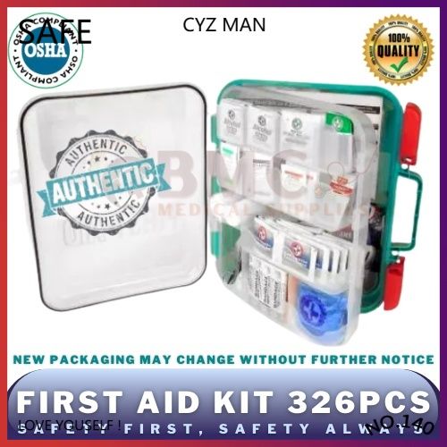 FIRST AID KIT WITH Box BIG 326 pieces of Name Brand And Quality First ...