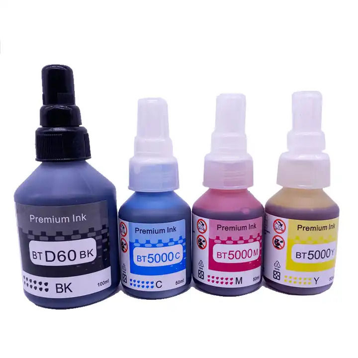 Tinta Refill Brother D60bk BT5000 For DCP-T220 T420W T720DW | Lazada ...