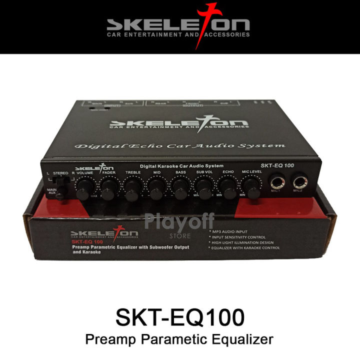 Parametric Equalizer Preamp Karaoke Mobil SKT-EQ100 EQ200 EQ300 | Lazada Indonesia