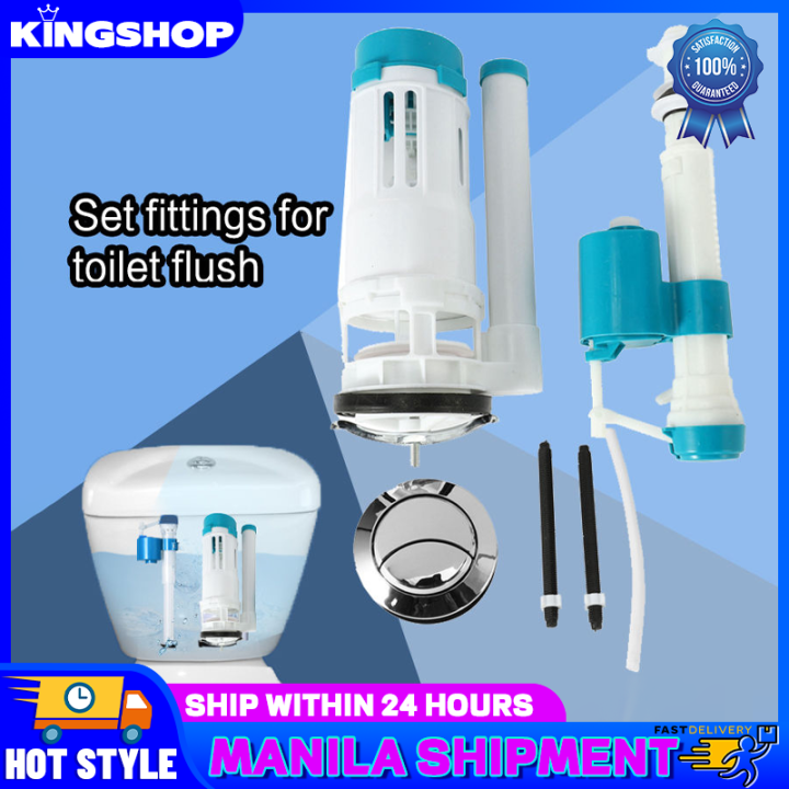 Flush Set For Toilet Level Type Water Tank Fittings For Toilet Flush ...