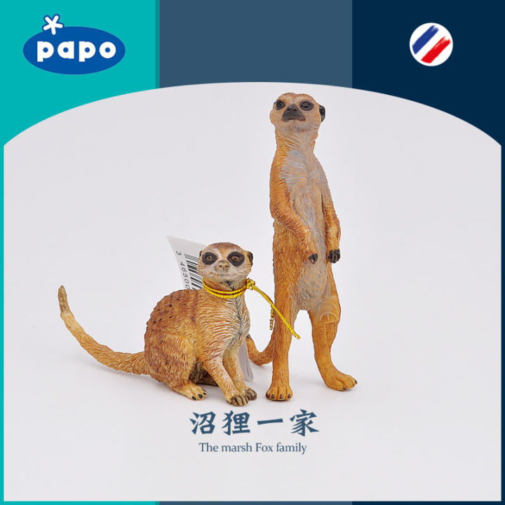 🦍 Sile Toy Store~ French Papo Beaver Wild Artificial Animal Model Male ...