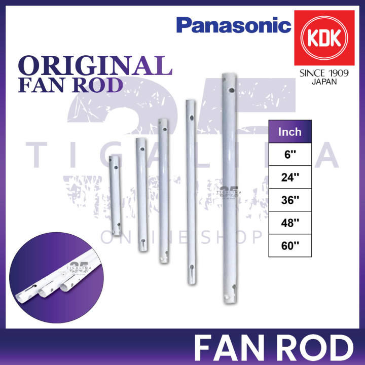 KDK Panasonic Fan Rod 6Inch 24Inch 36Inch 4Inch 6Inch Panasonic KDK ...