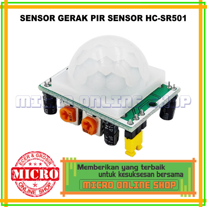 Sensor Gerak Hc Sr501 Pir Motion Sensor Sensor Detector Sensor Module Lazada Indonesia