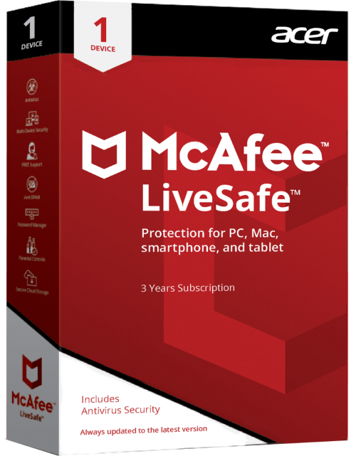 McAfee® Antivirus LiveSafe™ Ultimate protection for your PCs, Macs ...