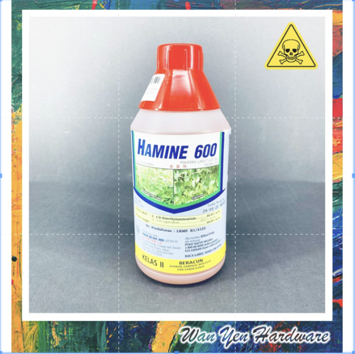 HAMINE 600 AMINE 60% 1L RACUN RUMPAI | Lazada