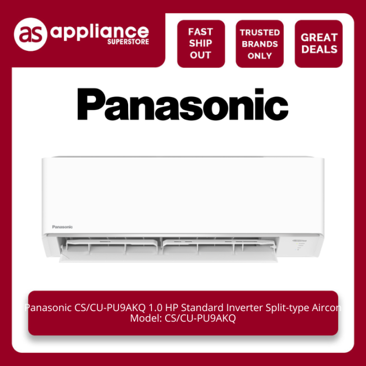 Panasonic CS/CU-PU9AKQ 1.0 HP Standard Inverter Split-type Aircon ...