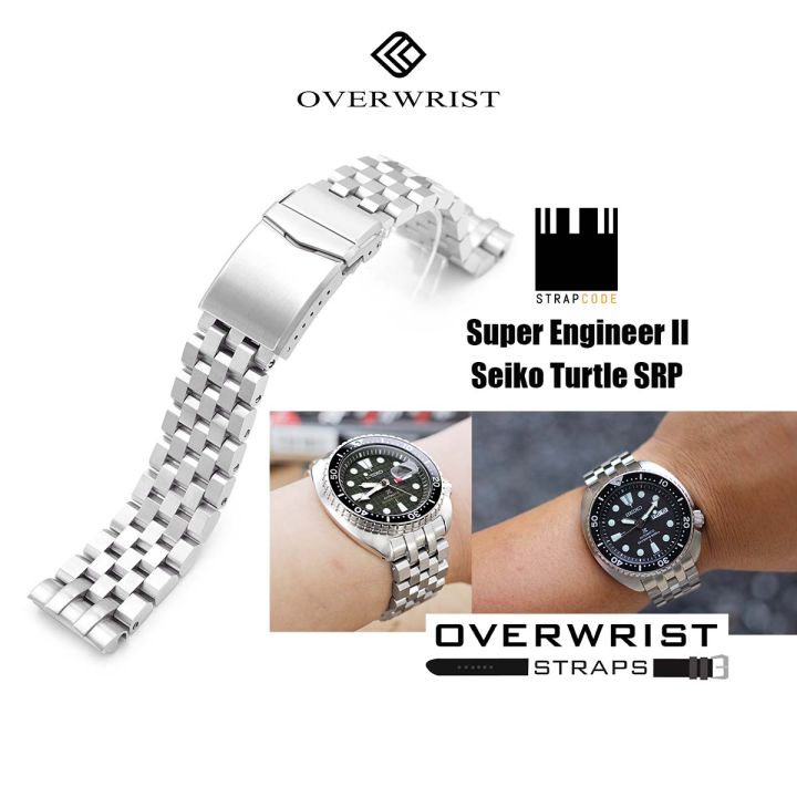 สายนาฬิกา strapcode super engineer II for Seiko Turtle | Lazada.co.th