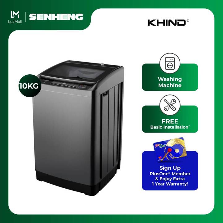 Khind 10kg Fully Auto Washing Machine WM100A | Lazada