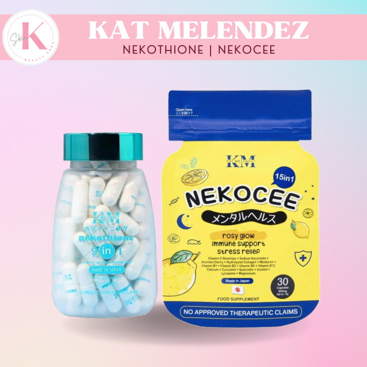 Neko by Kath Melendez Nekothione Original Glutathione Capsule 60 Caps ...