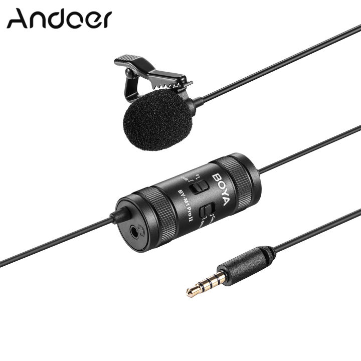 BOYA Micro Kẹp Thông Dụng BY-M1 Pro II Mic VE Áo Ngưng Tụ Đa Hướng Đầu ...