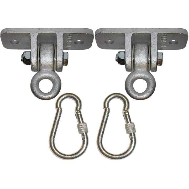 Locking Snap Hooks Heavy Duty Swing Hook Hangers Seat Trapeze Sets ...