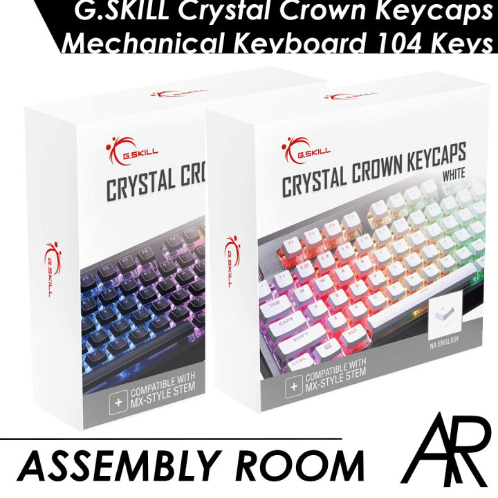 GSkill Crystal Crown Keycaps - Keycap Set Transparent Layer for ...