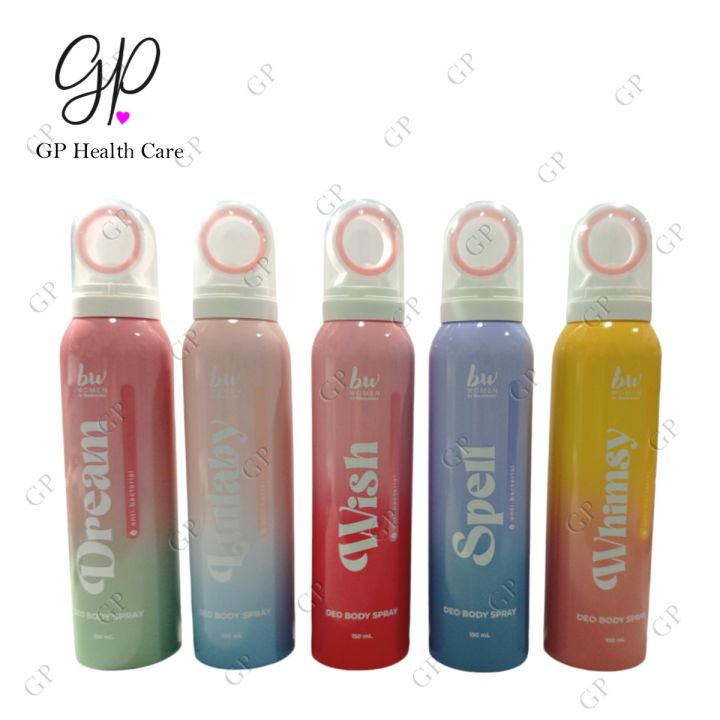 Blackwater BW Women New Deo Spray Wish, Whimsy, Spell, Lullaby, Dream ...